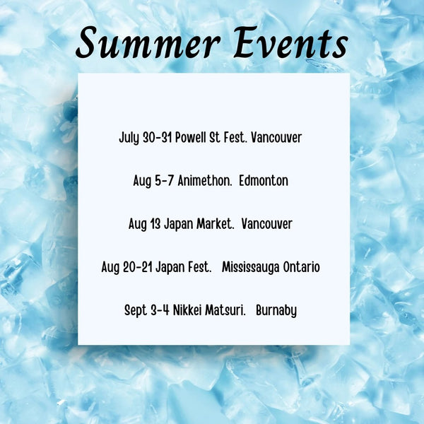 Summer Event Schedule | Pac West Kimono