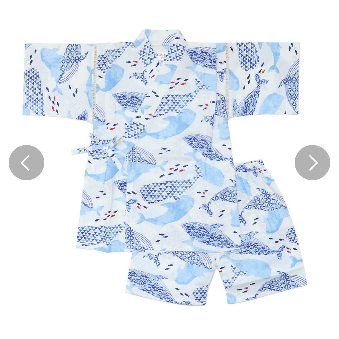 Jinbei Boys - Whales | Pac West Kimono