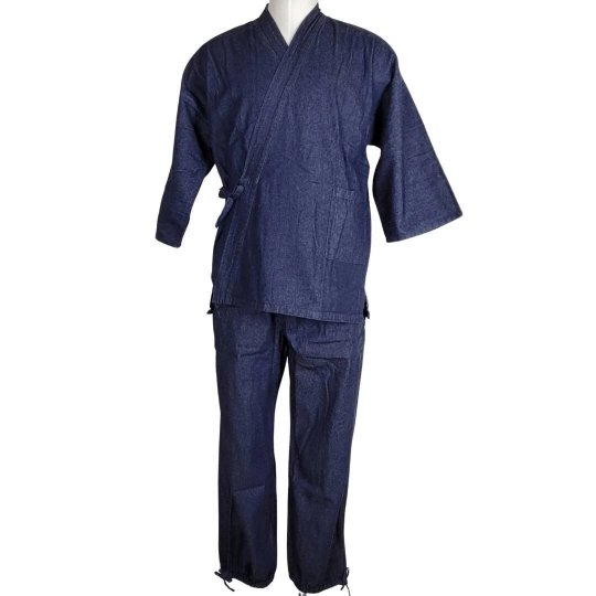 Samue - Mens. Denim navy. XL and 4L | Pac West Kimono