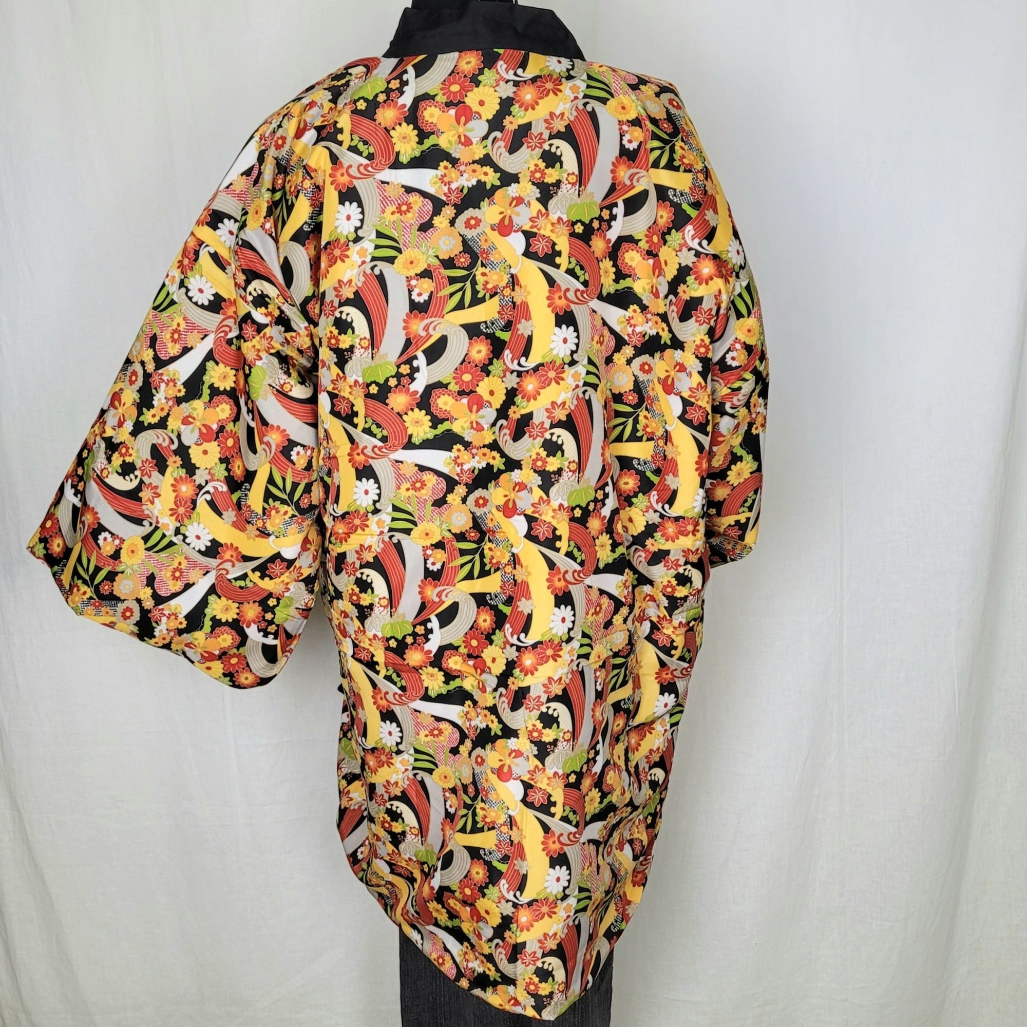 Women's Traditional Japanese Reversible Warm Hanten Coat | Pac West Kimono